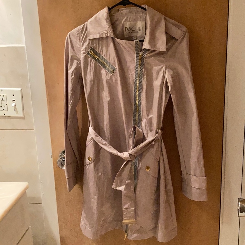 Rachel Roy Side Zip Trench Coat - Gem